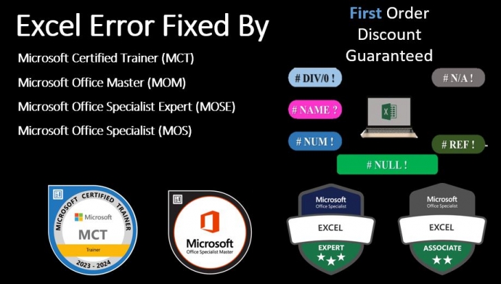 Fixes excel errors and excel problems