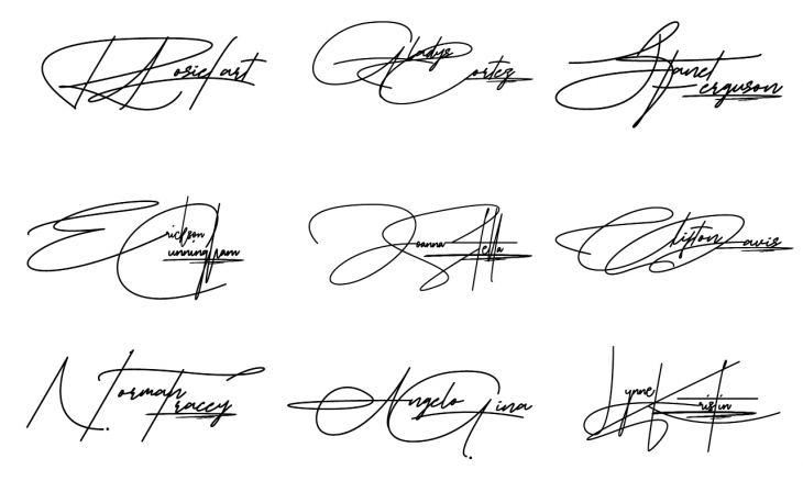 I will design cursive, scripted, hand drawn signature logo