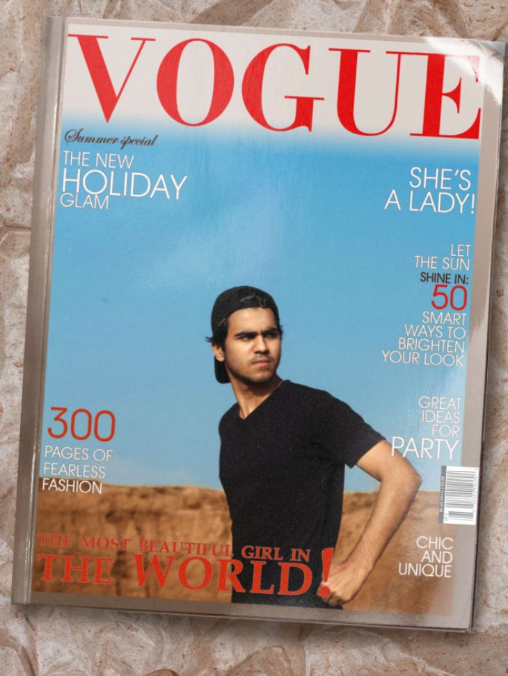 I will create trendy magazine cover for you
