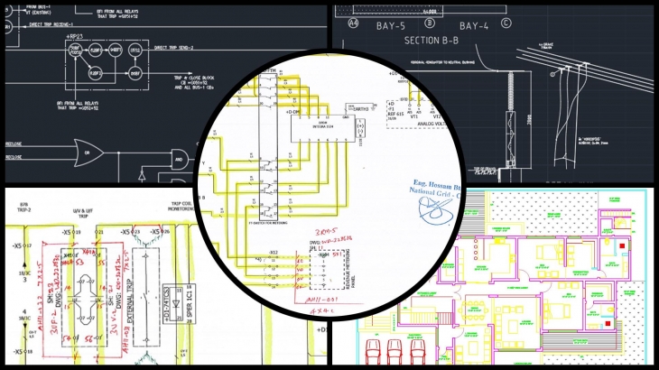 I will design and draw electrical schematics drawings in