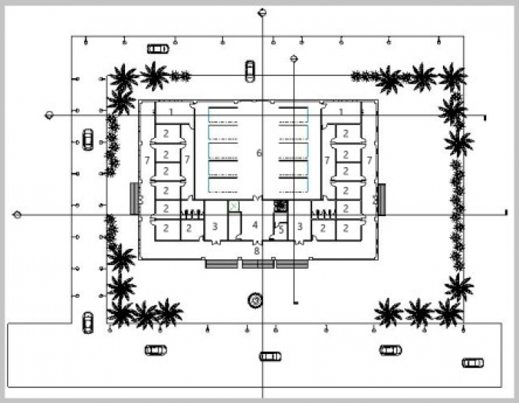 Architectural 2D Drawings with details in Revit